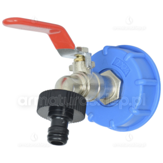 ZAWÓR do mauzera KRAN 3/4" x 1" mauzer 1000L IBC MAUSER - Armatura Sklep