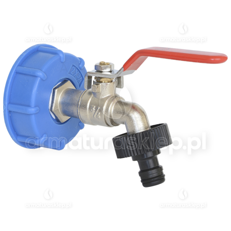 ZAWÓR do mauzera KRAN 3/4" x 1" mauzer 1000L IBC MAUSER - Armatura Sklep